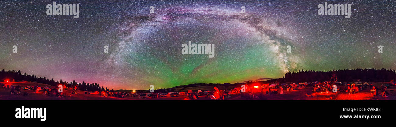 July 25, 2014 - A 360 degree panorama of the Table Mountain Star Party ...