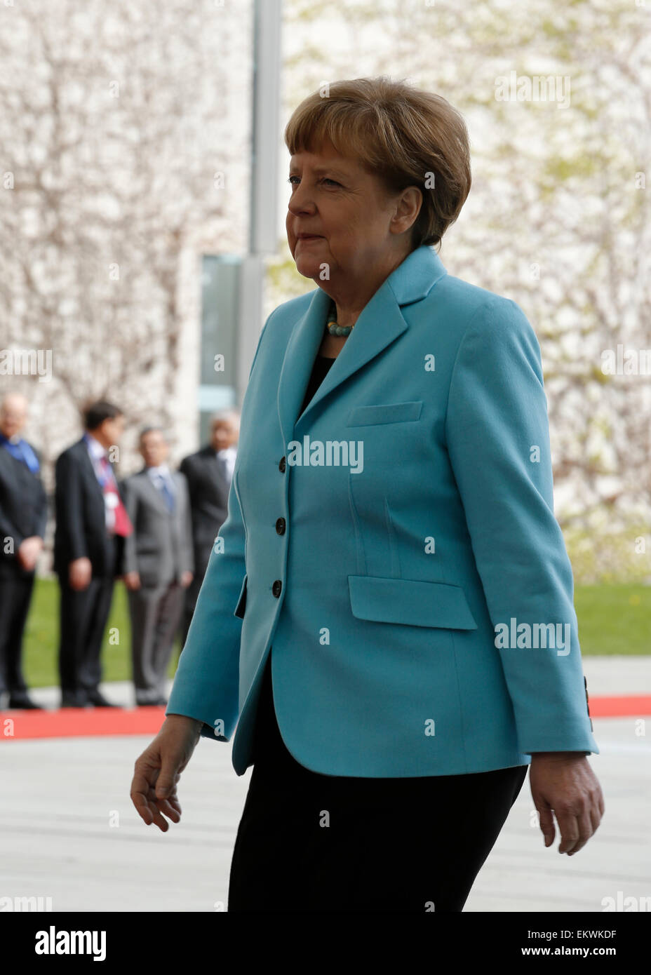 Berlin, Germany. 14th Apr, 2015. Angela Merkel, German chancellor ...