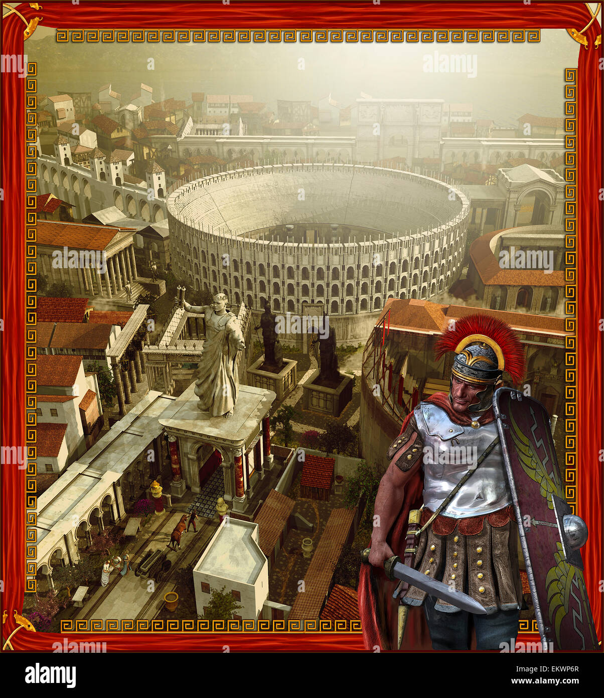 Legionnaire shield hi-res stock photography and images - Alamy