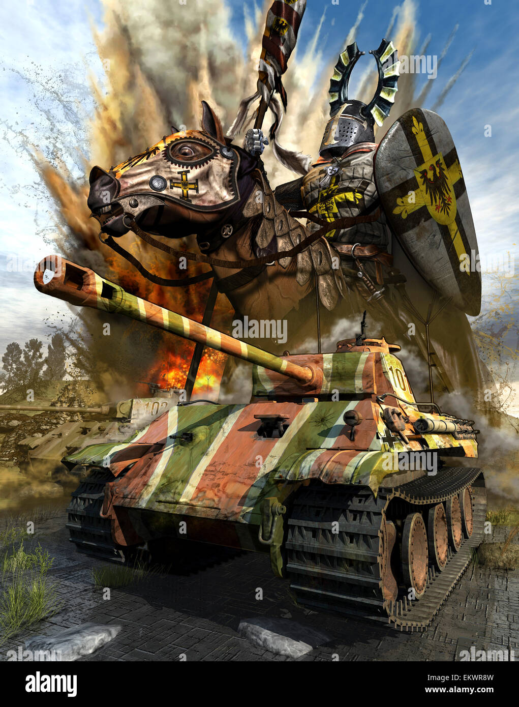 Panzer v panther tank hi-res stock photography and images - Alamy