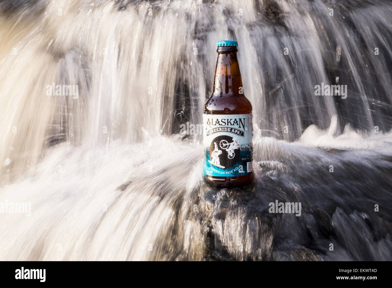 Waterfall with beer color hi-res stock photography and images - Alamy
