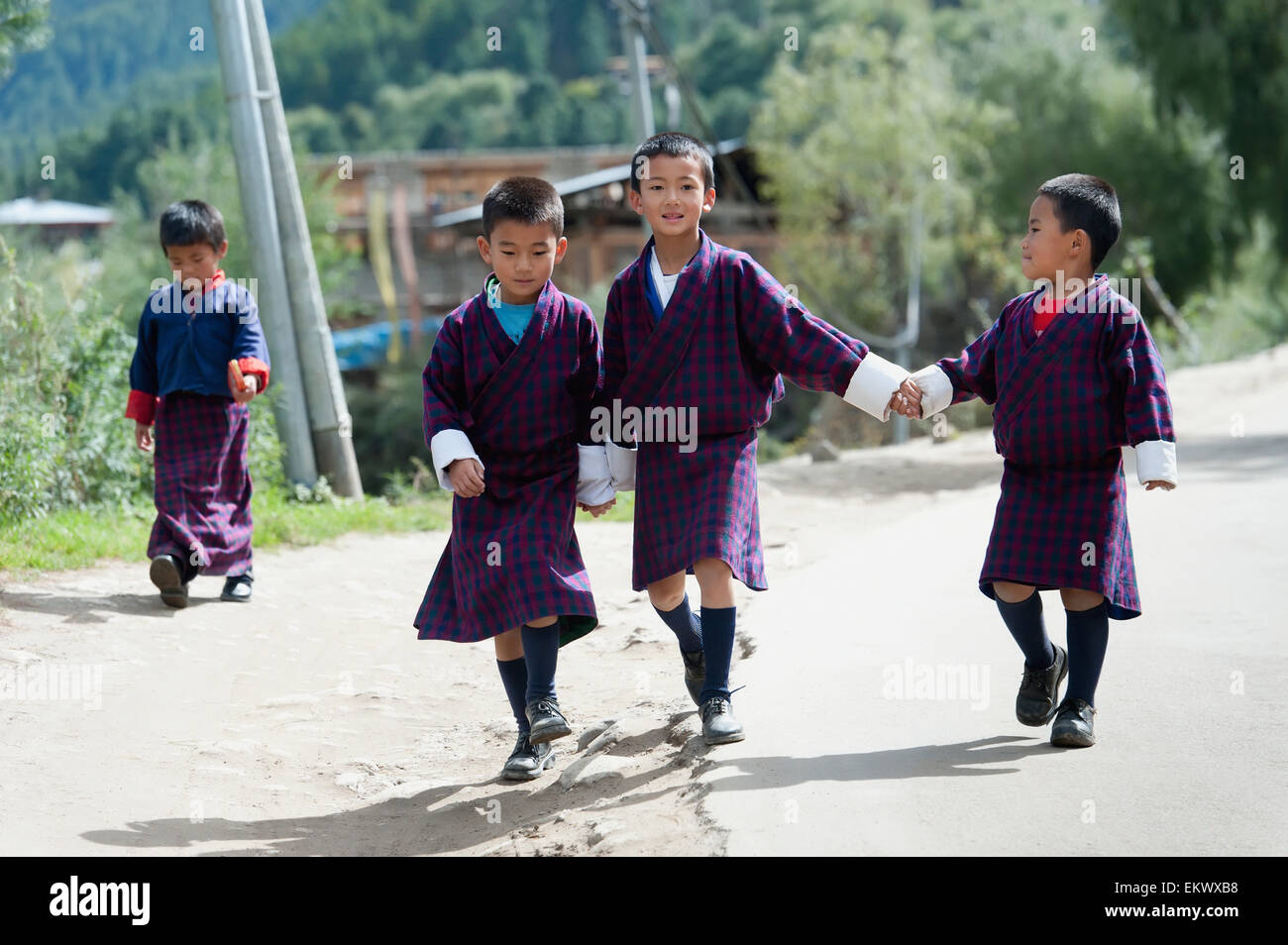 Bhutan school building hi-res stock photography and images - Alamy