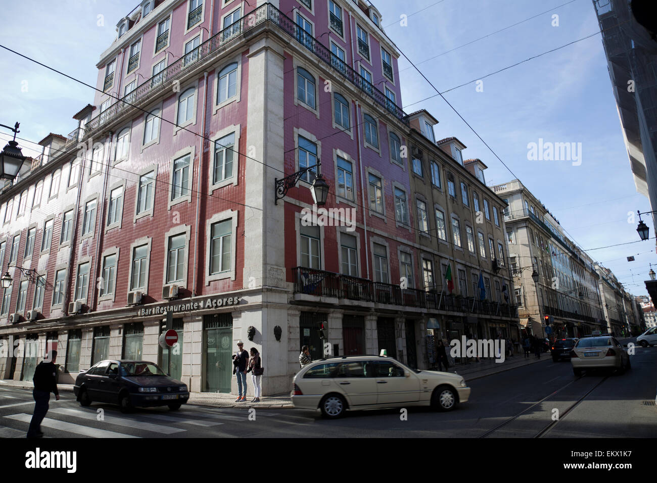 Lisbon, Corner Architecture - Portugal Stock Photo - Alamy