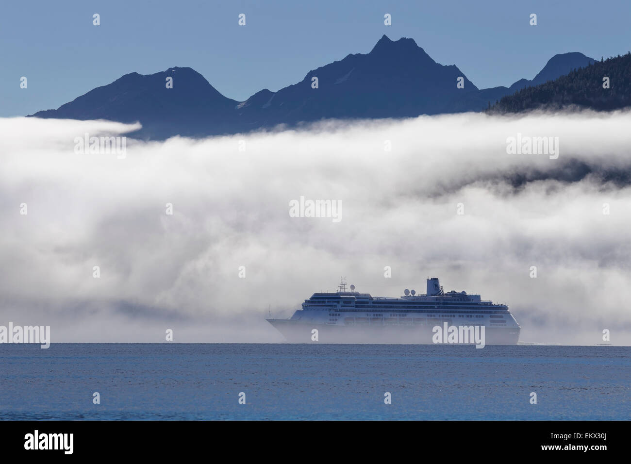 Alaska,Taku Inlet,Cruise Ship Stock Photo - Alamy