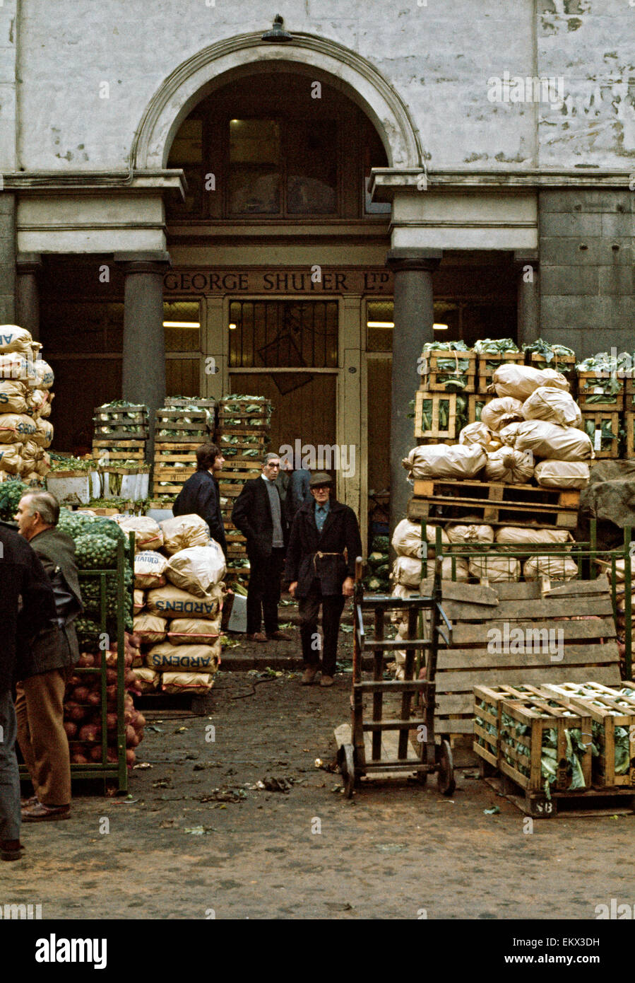 The old Covent Garden Market London 1973 Stock Photo - Alamy
