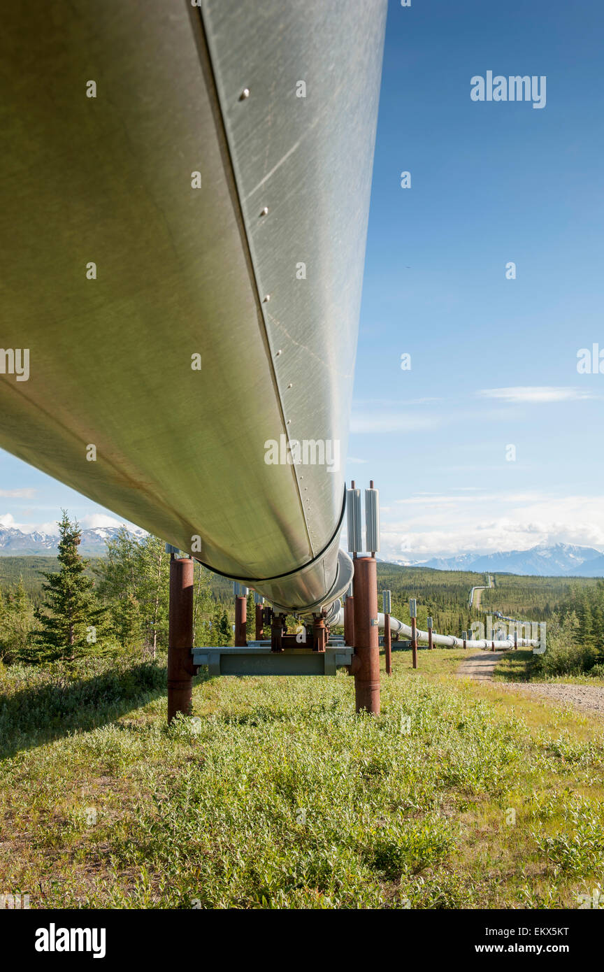 Elevated oil pipeline hi-res stock photography and images - Alamy