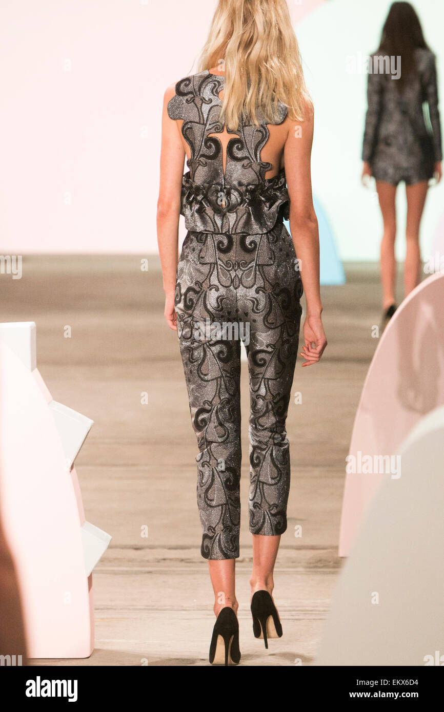 Sydney, Australia. 14th Apr, 2015. Models on the runway during Alice ...