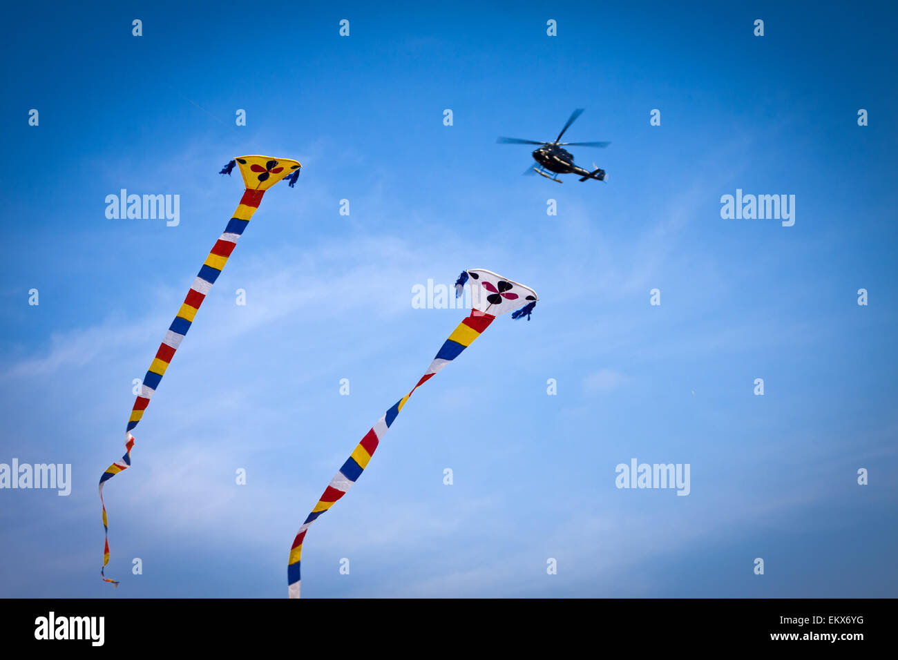 Air kite clouds hi-res stock photography and images - Alamy