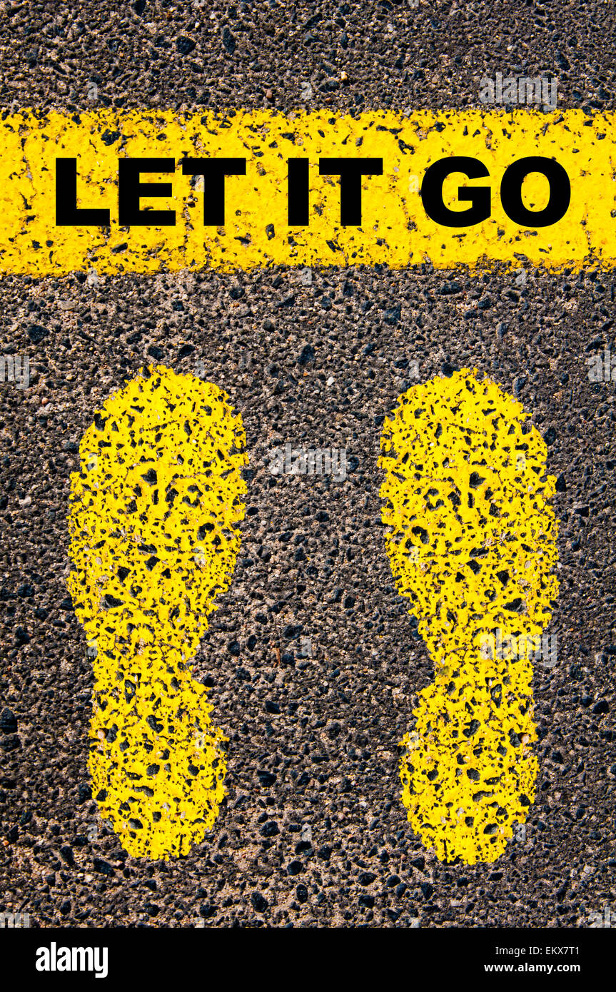 Let go word hi-res stock photography and images - Alamy