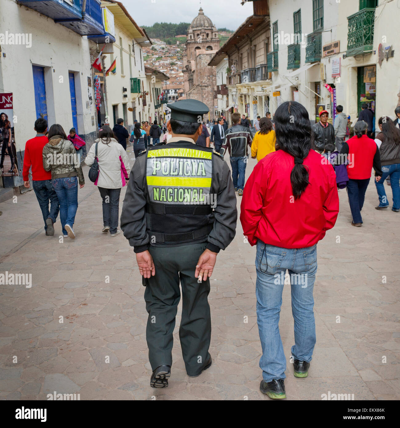 Policeman cusco peru hi-res stock photography and images - Alamy