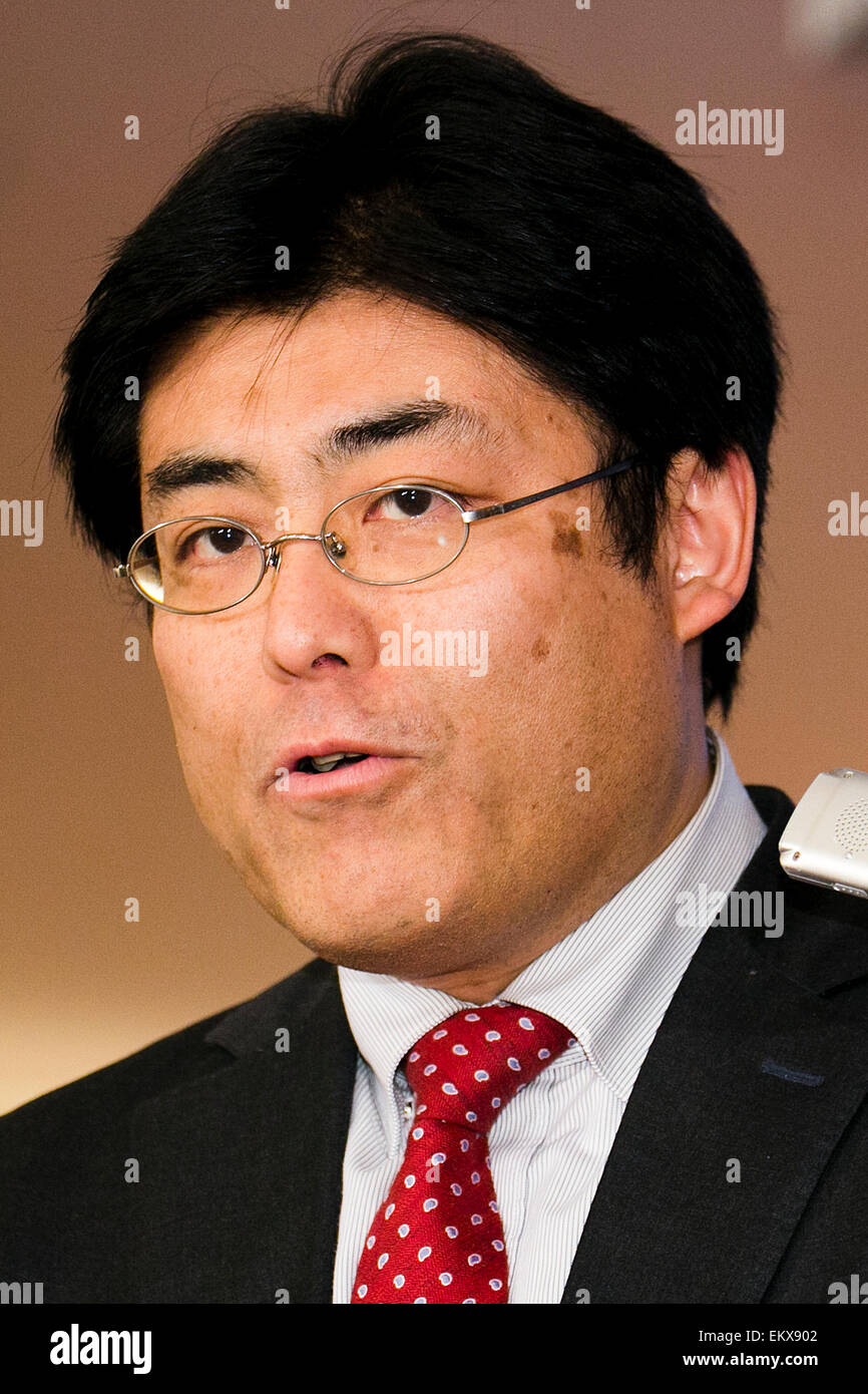 Tokyo, Japan. 14th April, 2015. Japanese journalist Tatsuya Kato ...