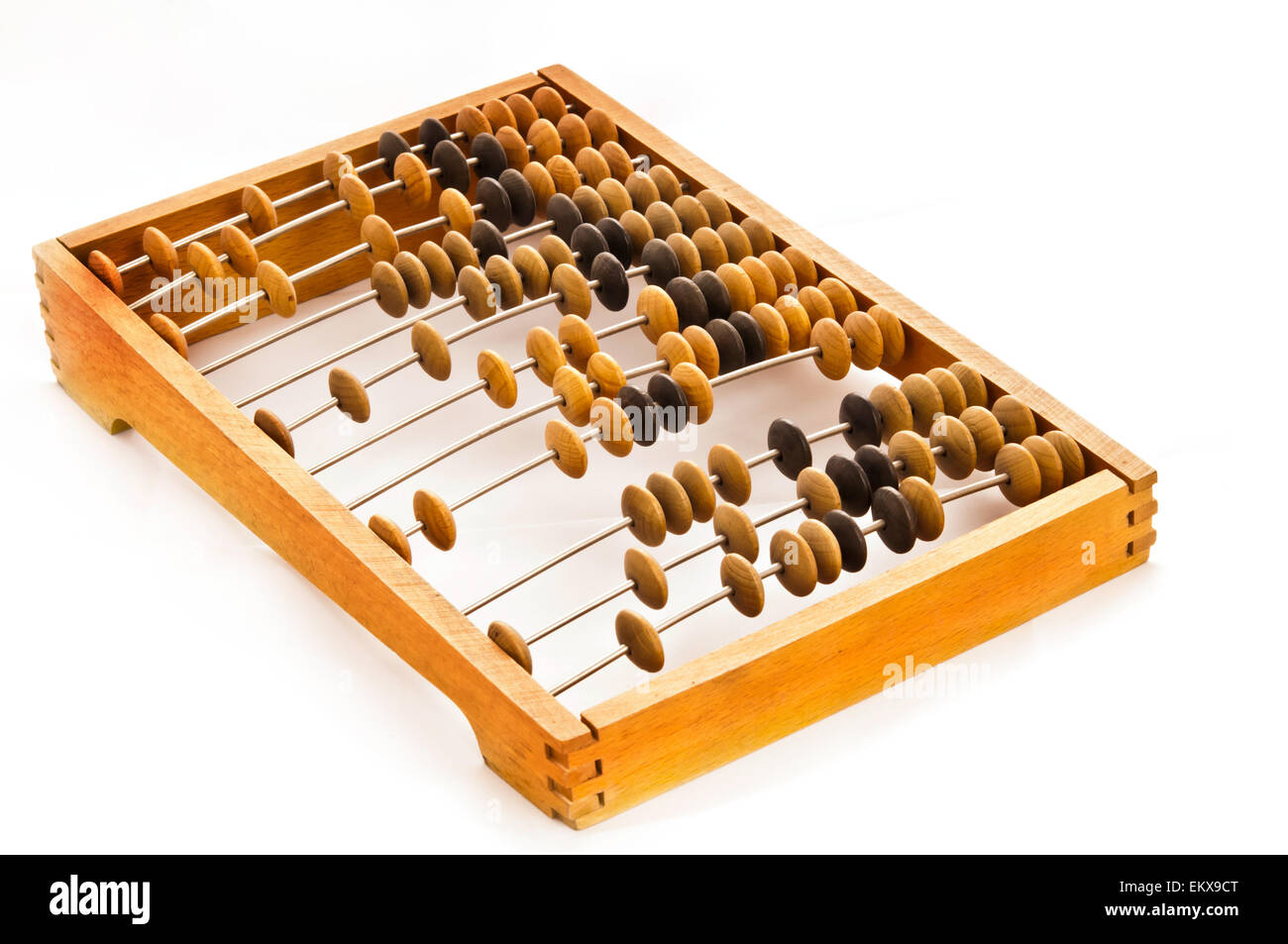 vintage wooden Russian abacus or counting frame Stock Photo - Alamy