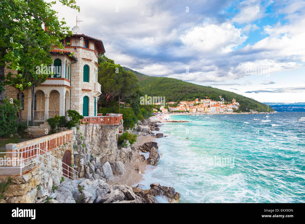 Moscenicka Draga, Croatia Stock Photo - Alamy