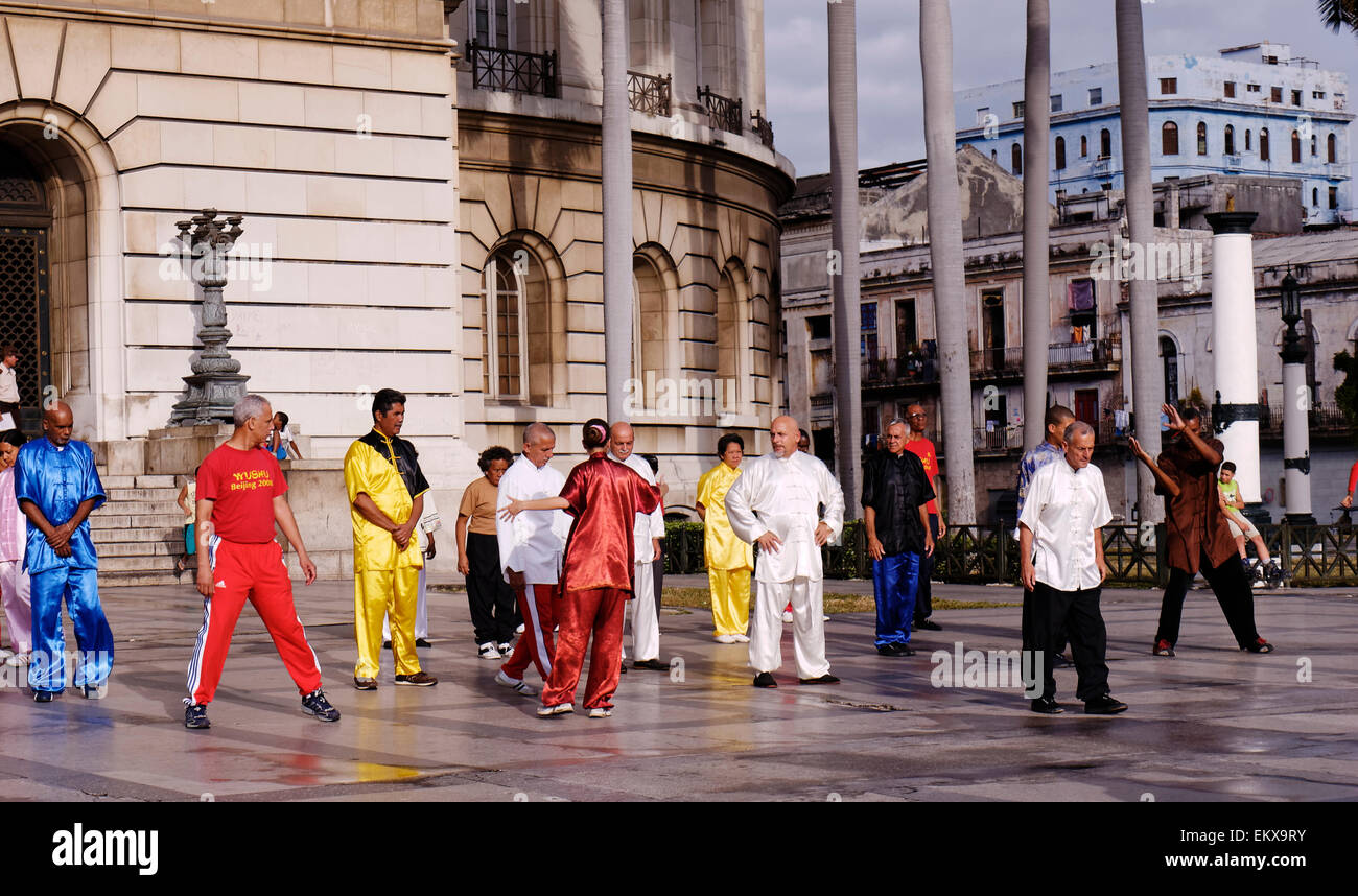 Thai chi group hi-res stock photography and images - Alamy