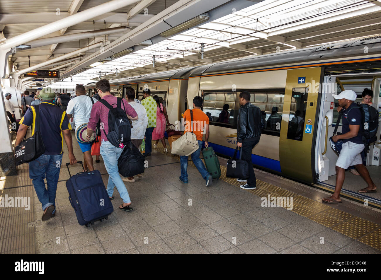 African o r tambo international airport station hi-res stock ...