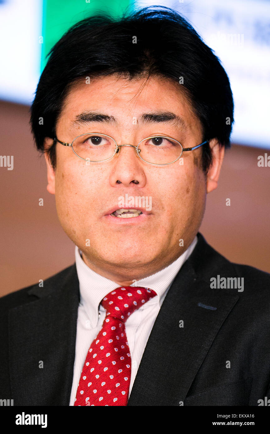 Tokyo, Japan. 14th April, 2015. Japanese journalist Tatsuya Kato ...