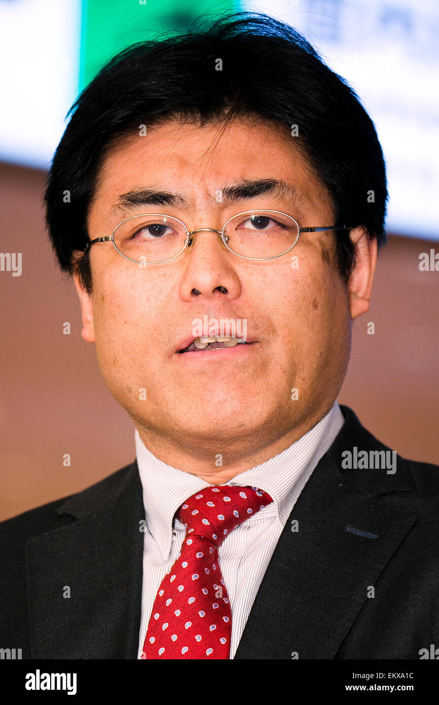 Tokyo, Japan. 14th April, 2015. Japanese journalist Tatsuya Kato ...