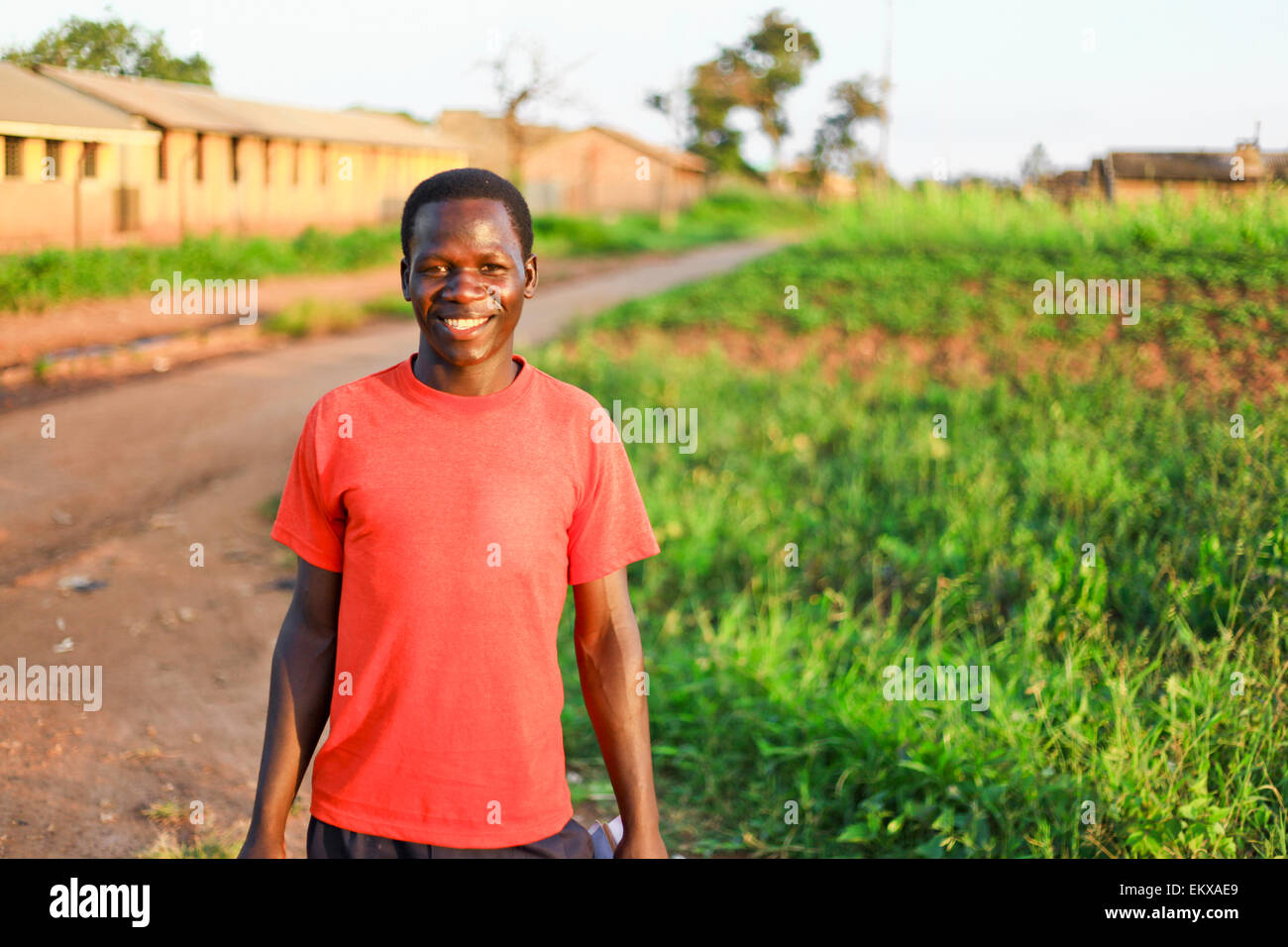 Portrait Of A Young Man; Kampala Uganda Africa Stock Photo - Alamy