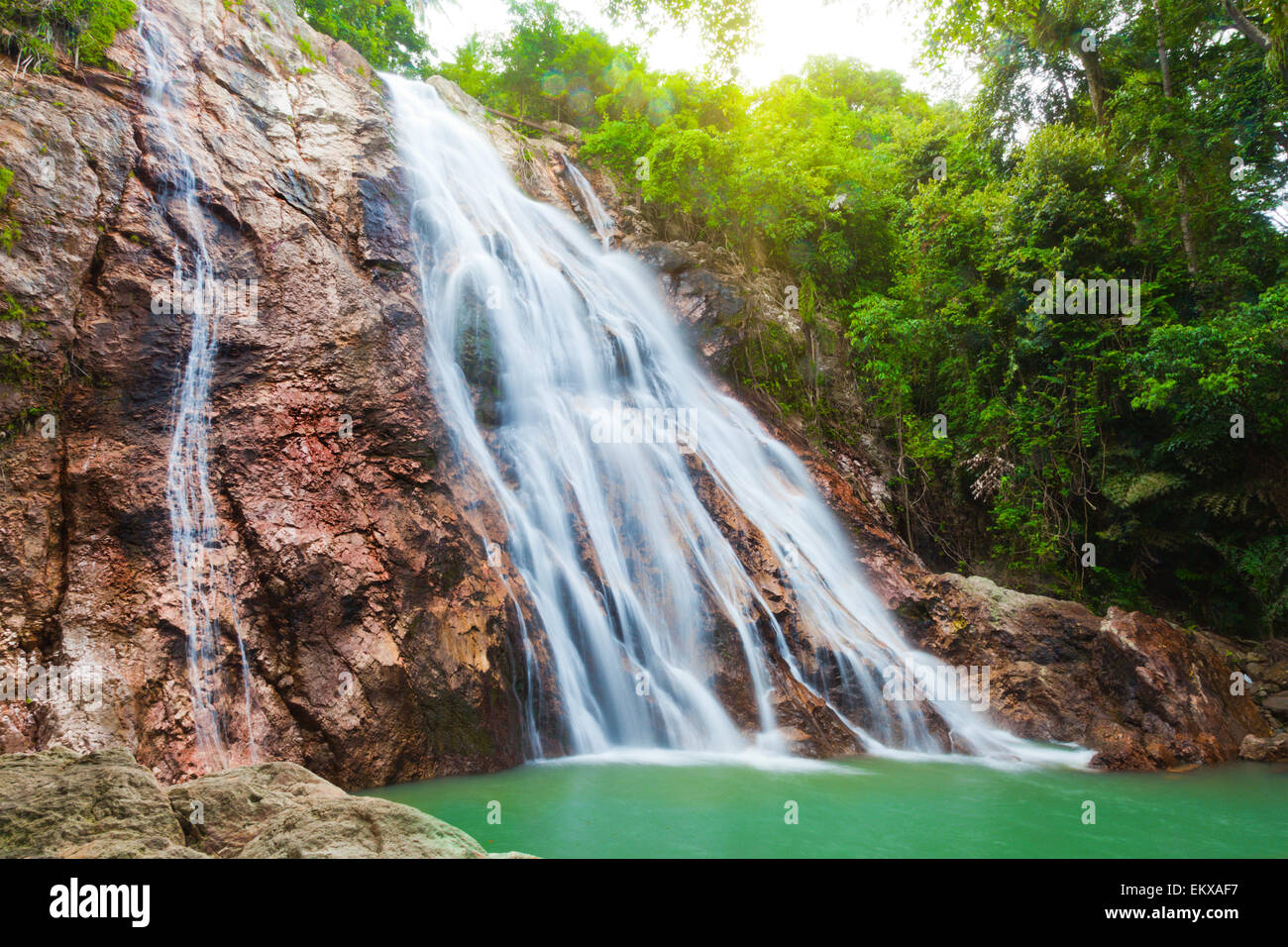 Na Muang 1 waterfall, Koh Samui, Thailand Stock Photo - Alamy