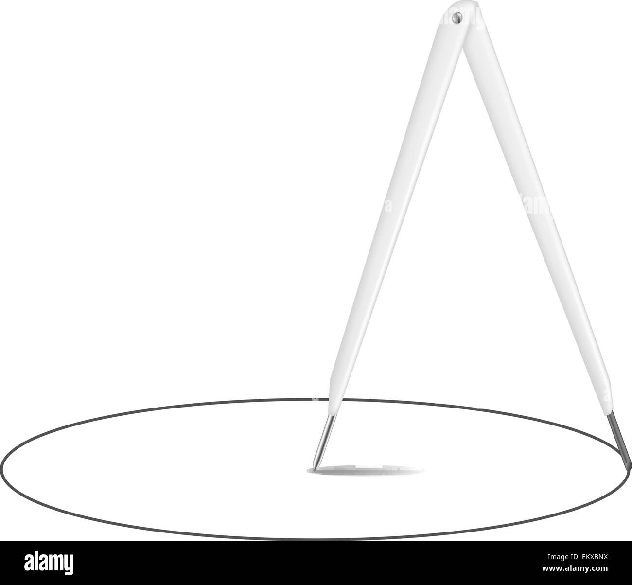 Drawing compass in vintage design and circle Stock Vector Image & Art ...