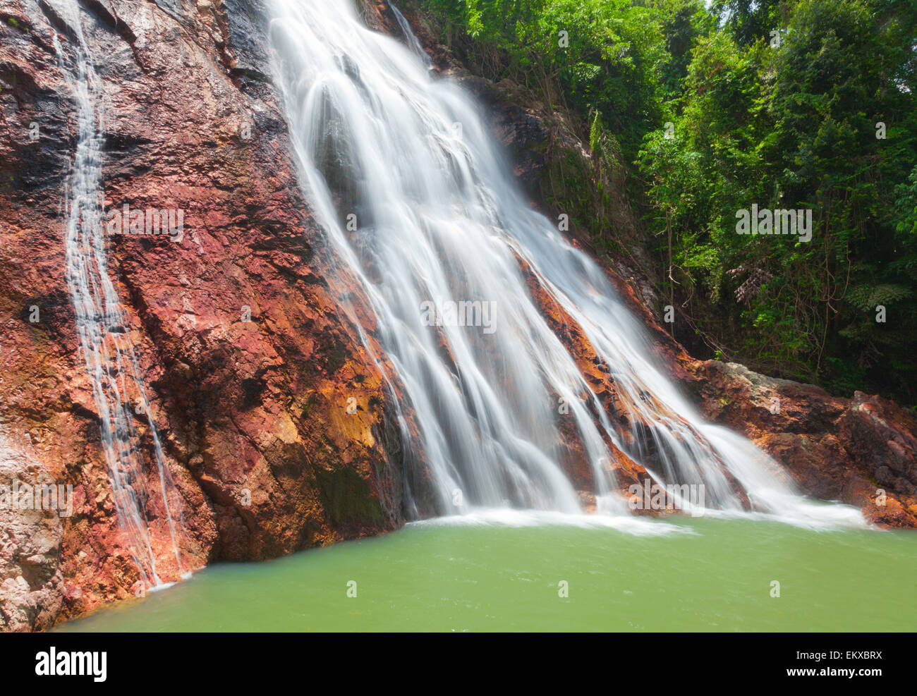Na Muang 1 waterfall, Koh Samui, Thailand Stock Photo - Alamy