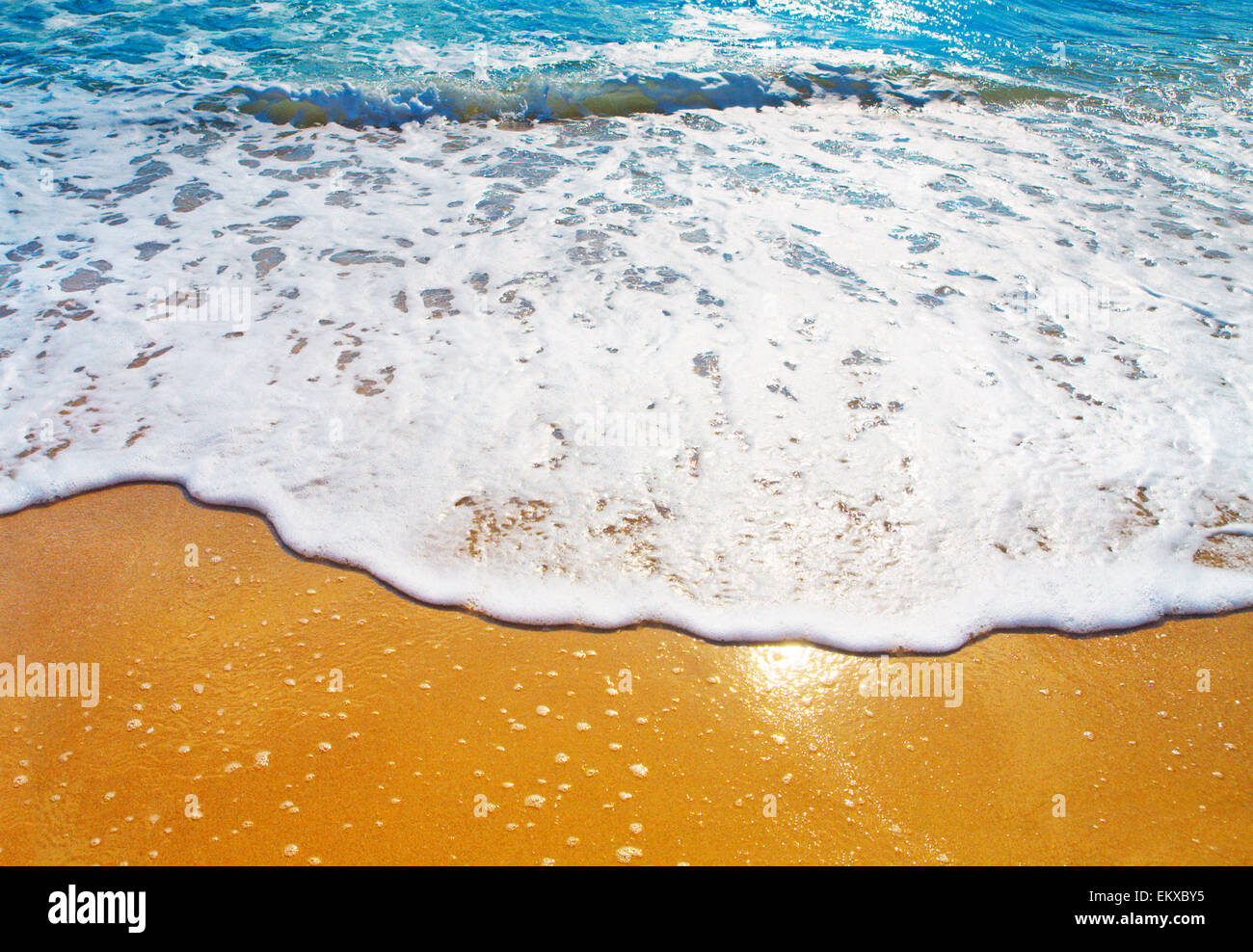 sand and wave background Stock Photo - Alamy
