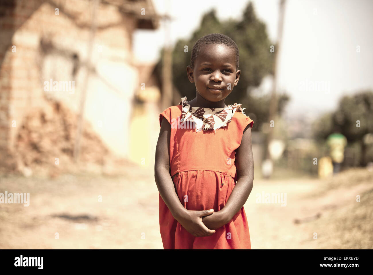 Young Ugandan Girl; Kampala Uganda Africa Stock Photo - Alamy