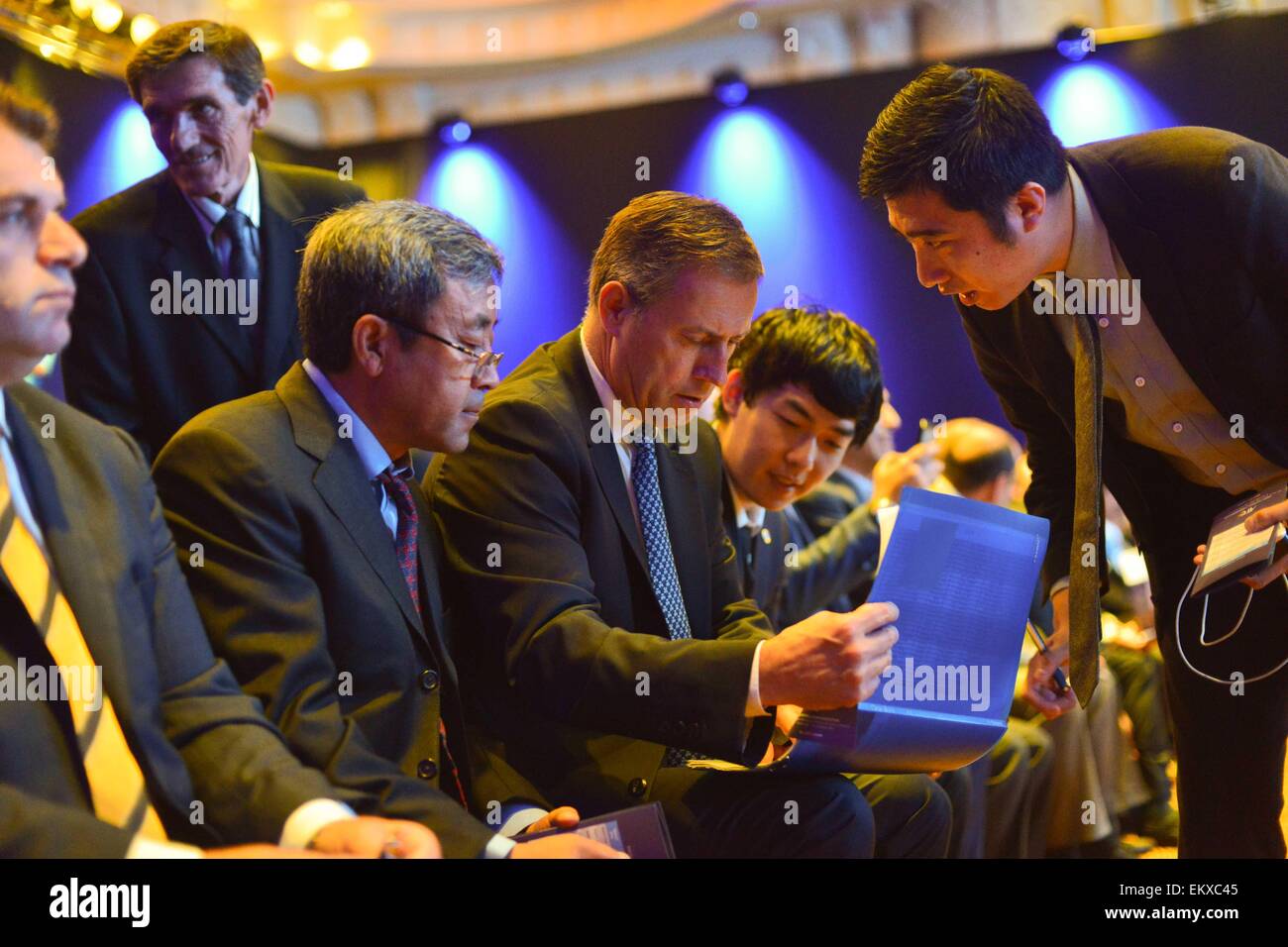 Kuala Lumpur, Malaysia. 14th Apr, 2015. China's soccer coach Alain ...