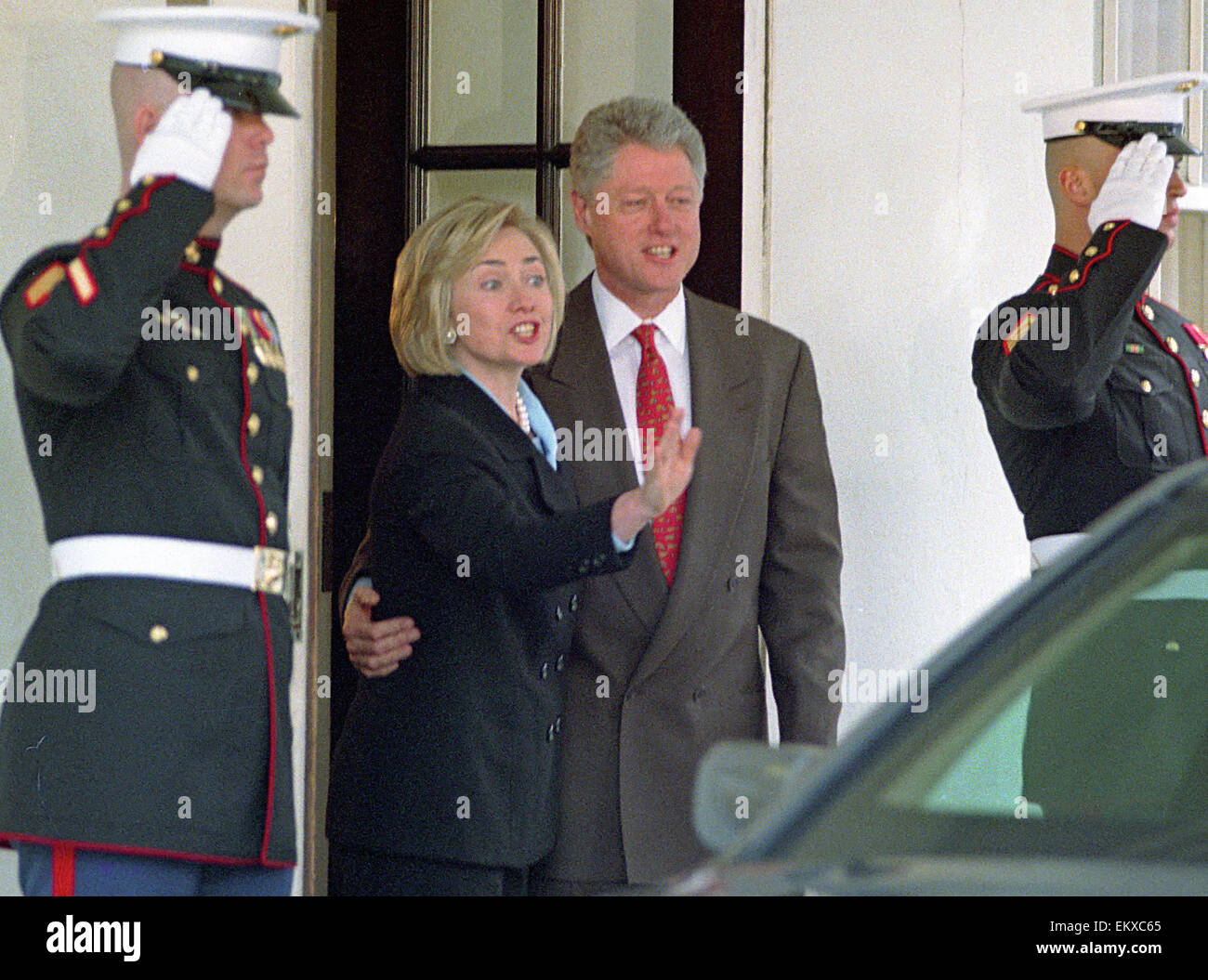 An archive picture, dated 19 March 1998, shows United States President ...