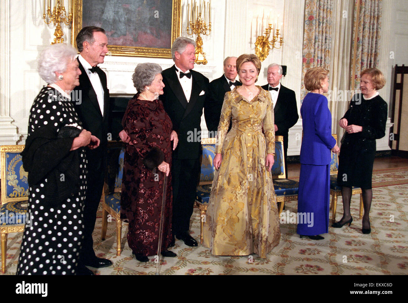 An archive picture, dated 9 November 2000, shows present and former ...