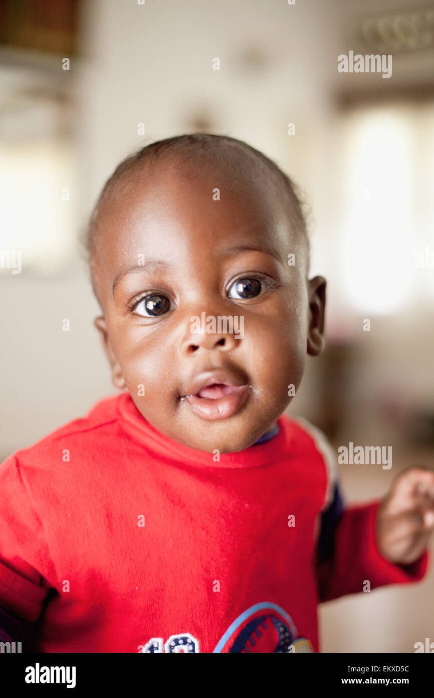 Portrait Of Ugandan Baby; Kampala Uganda Africa Stock Photo - Alamy