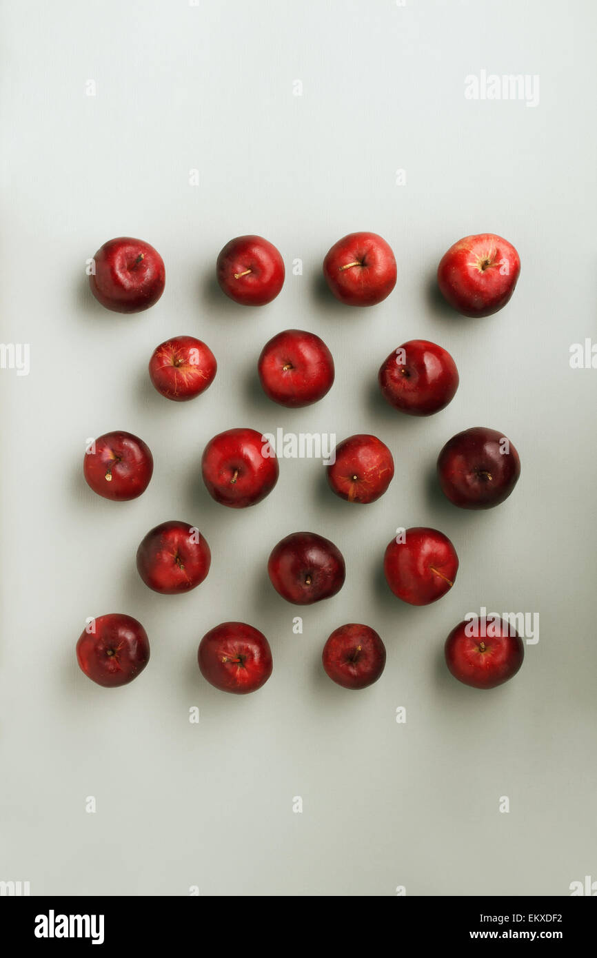 Apples - top view Stock Photo - Alamy