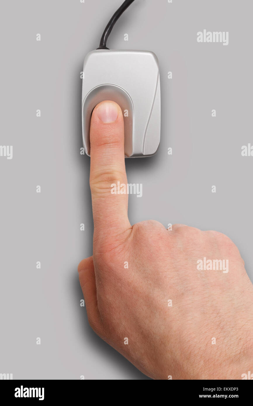 Police Fingerprint Scanner High Resolution Stock Photography and Images ...