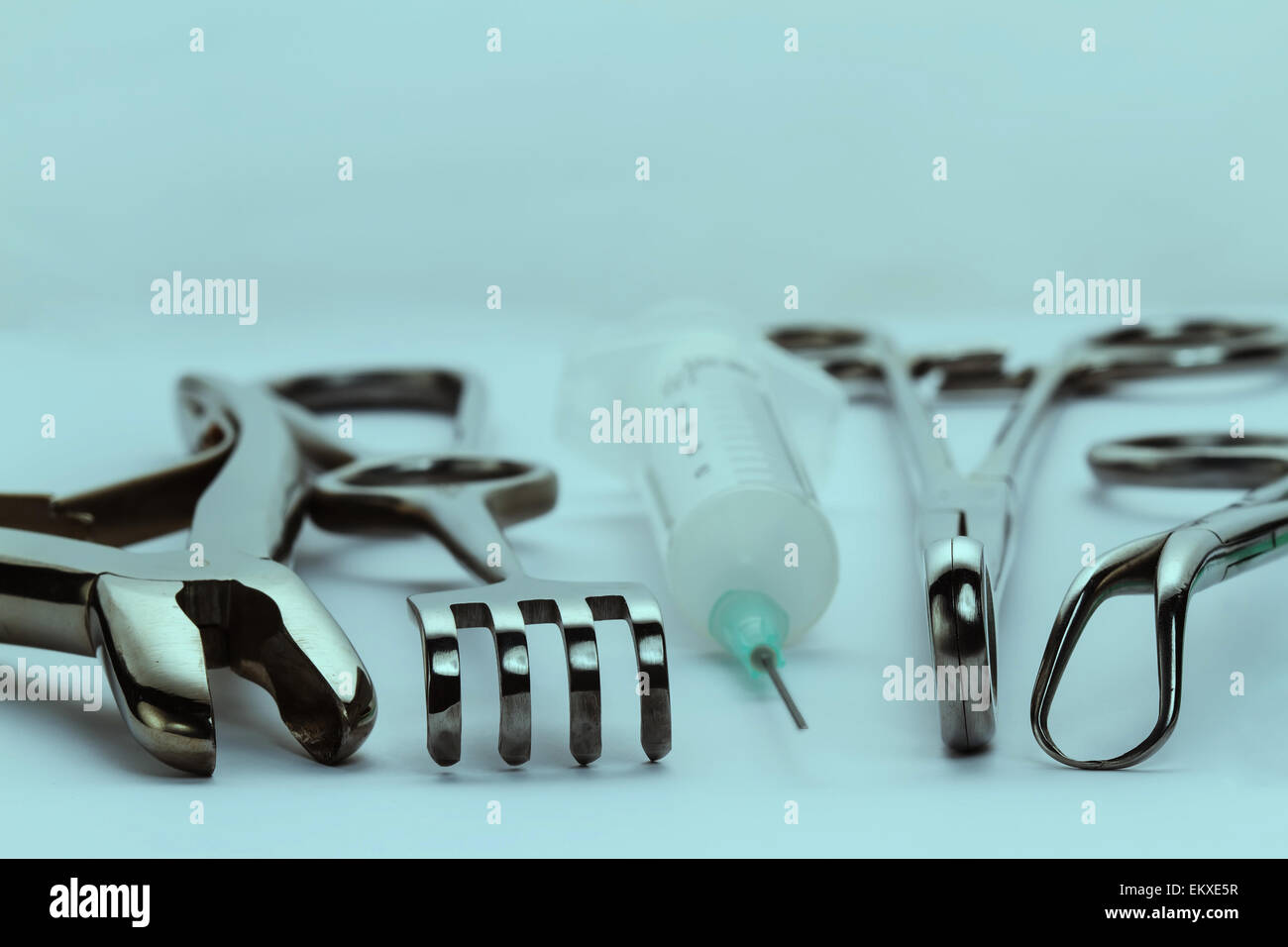 Collection of various surgical instruments hi-res stock photography and ...