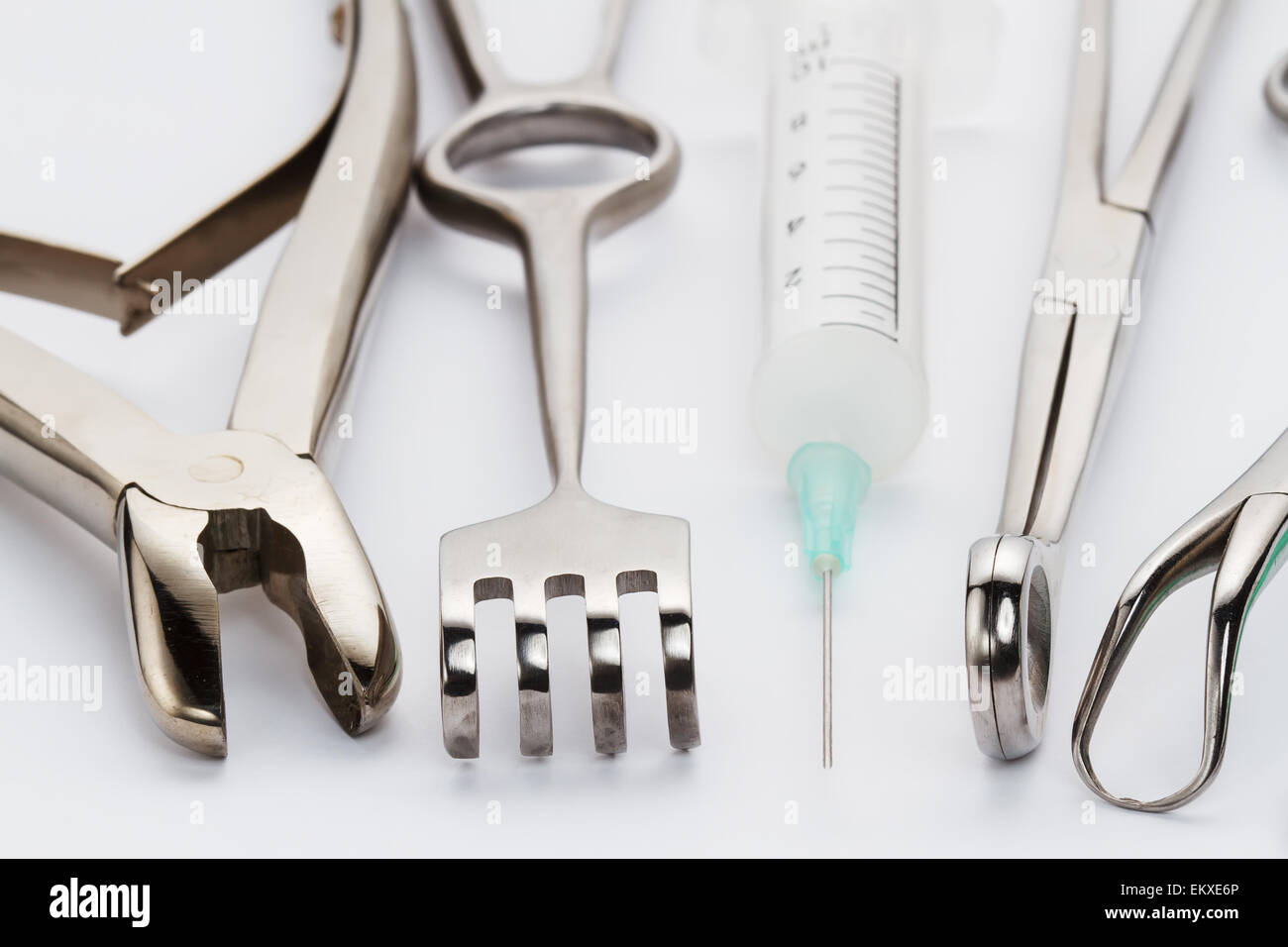 Collection of various surgical instruments hi-res stock photography and ...