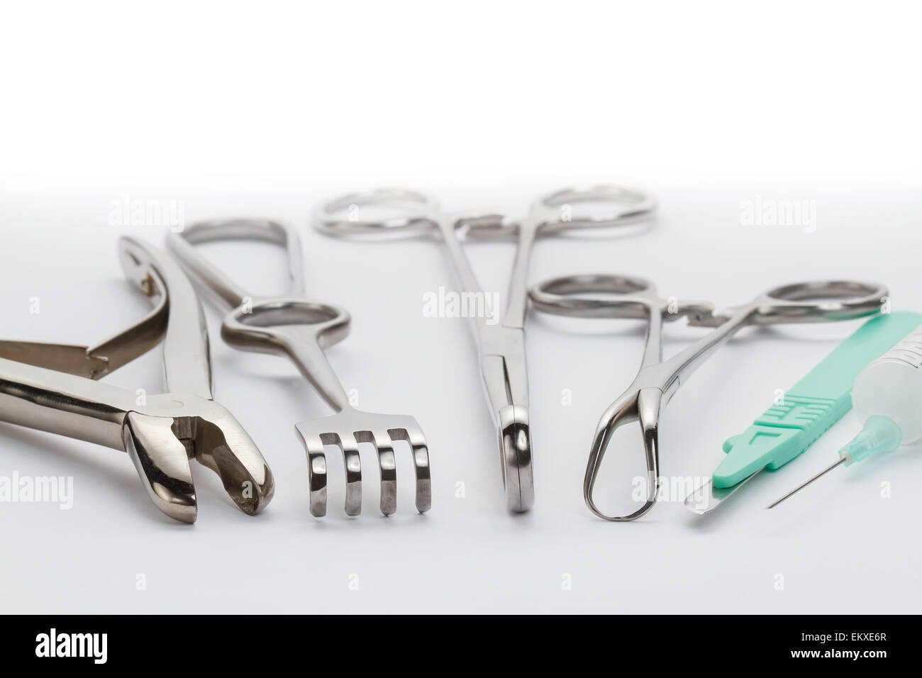 Collection of various surgical instruments hi-res stock photography and ...