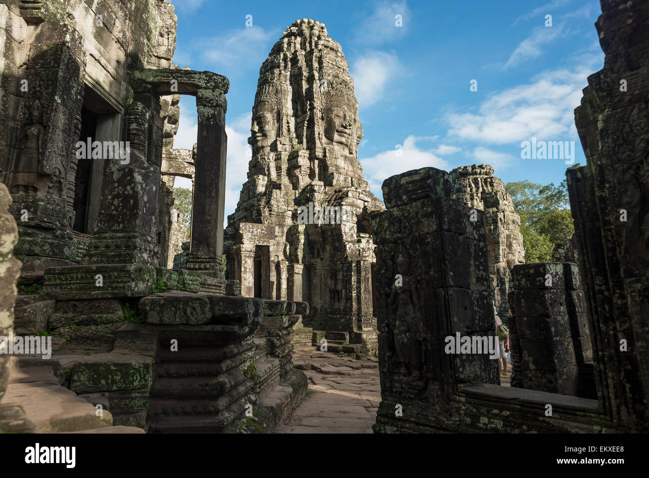 Cambodia,Siem Reap,Bayon Temple,Bayon Wat Stock Photo - Alamy