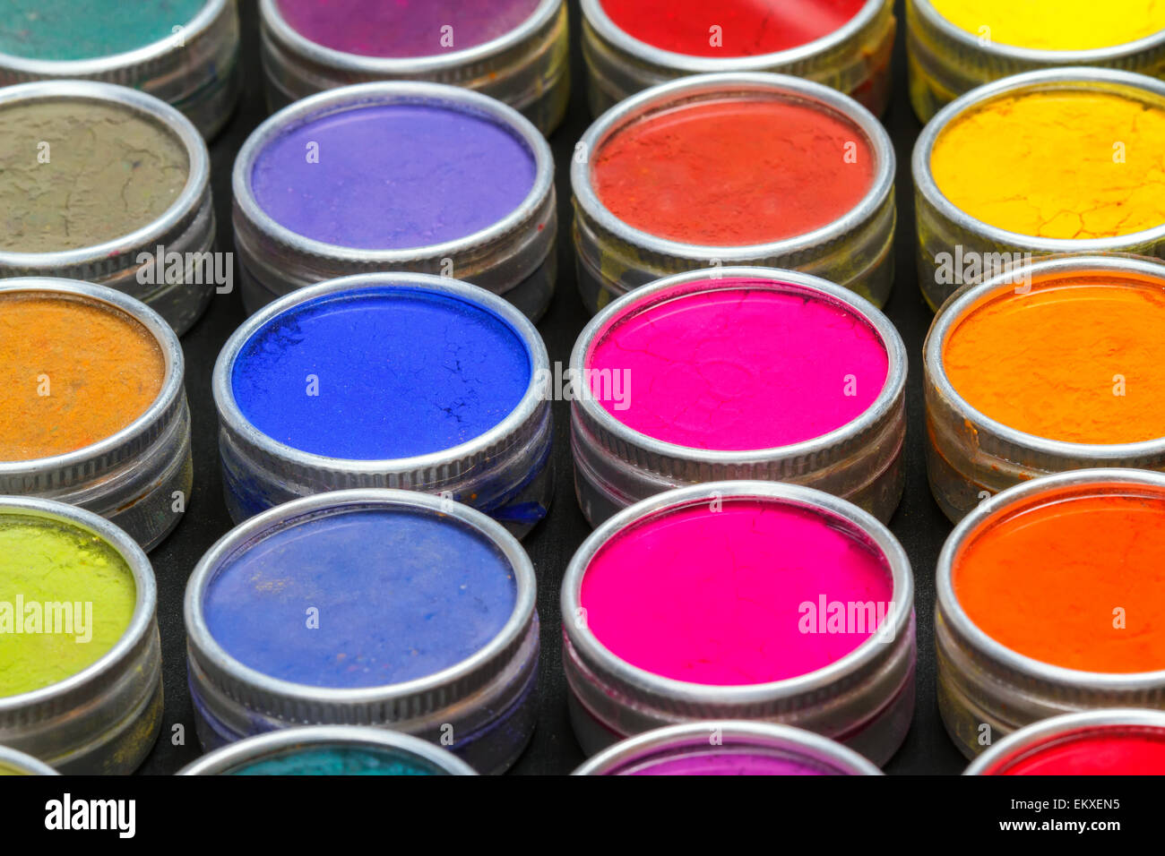 Colorful dyes Stock Photo - Alamy