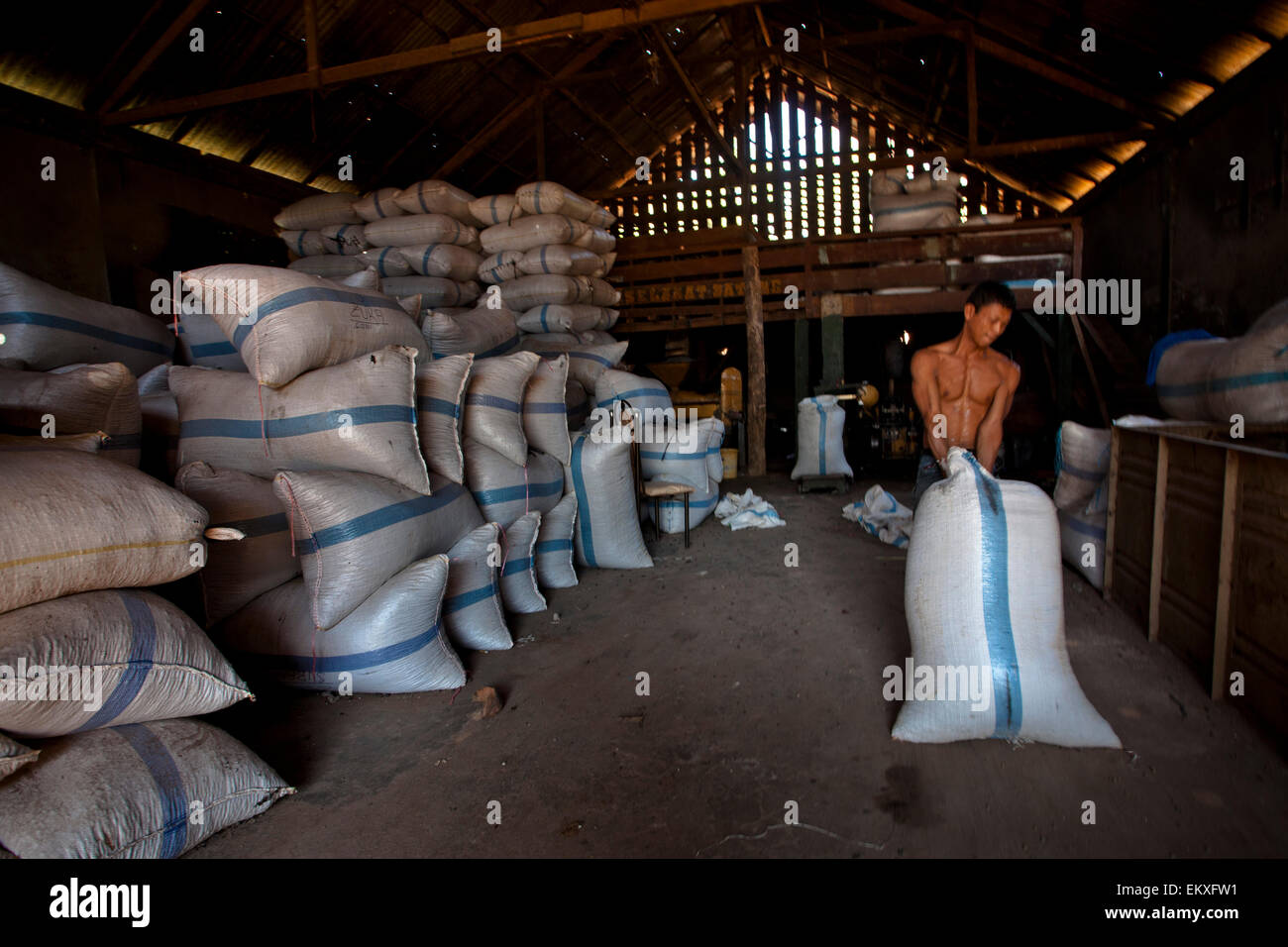 Dragging sack hi-res stock photography and images - Alamy