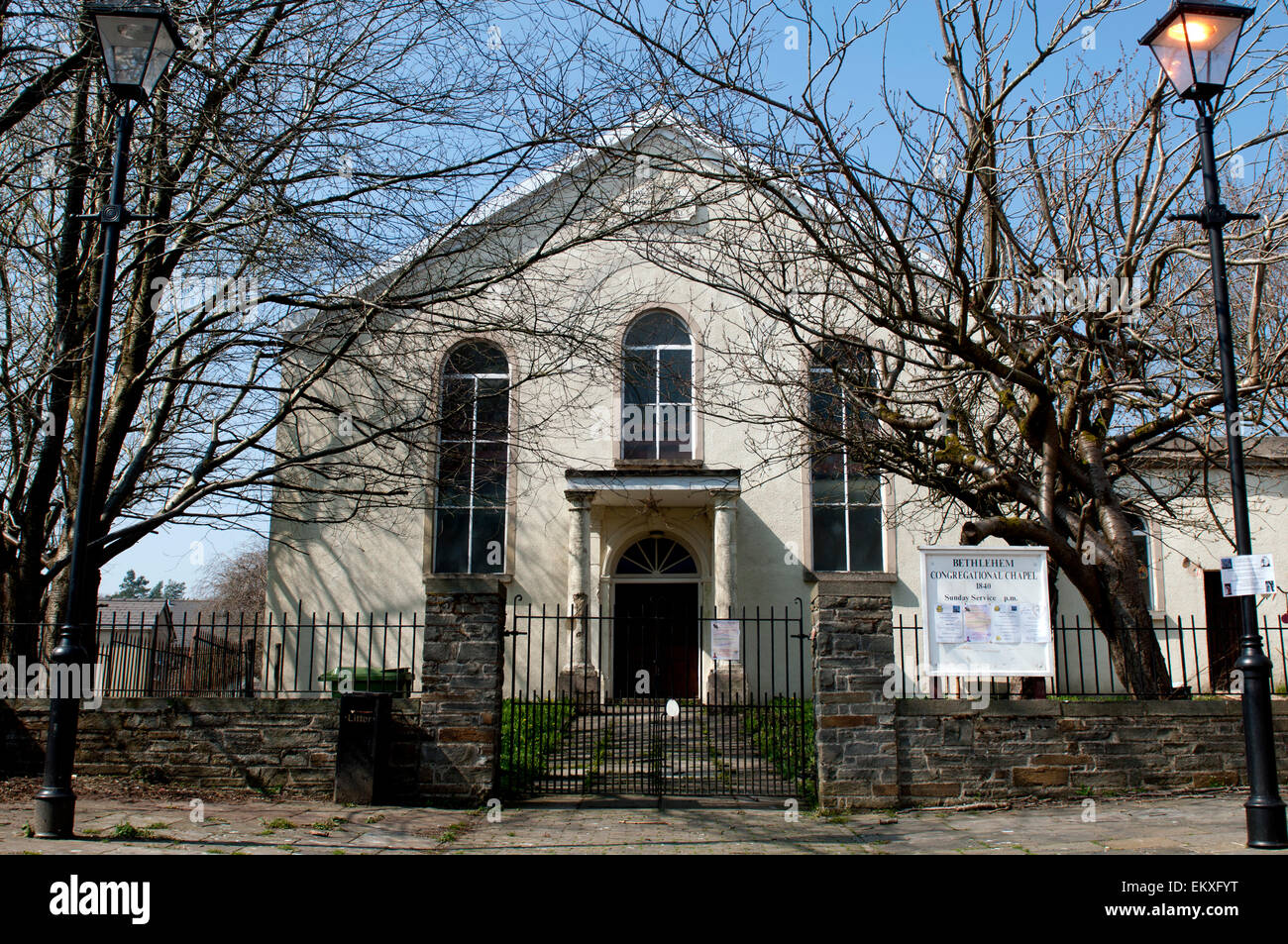 Bethlehem Congregational Chapel, Blaenavon, Torfaen, Wales, UK Stock ...