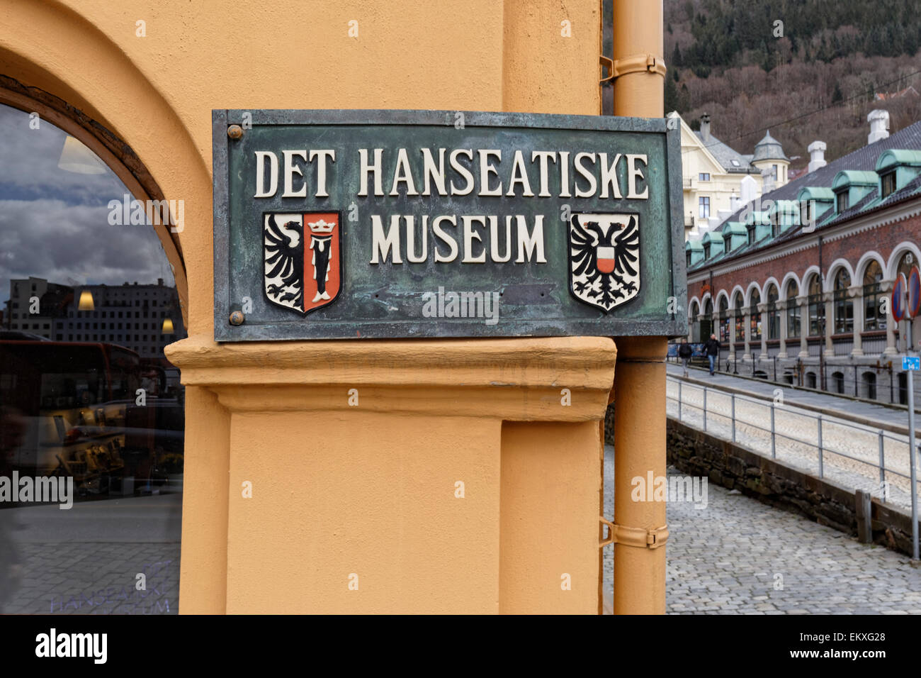 The famous Hanseatic Bryggen / German Warf, Bryggen in Bergen, Norway ...
