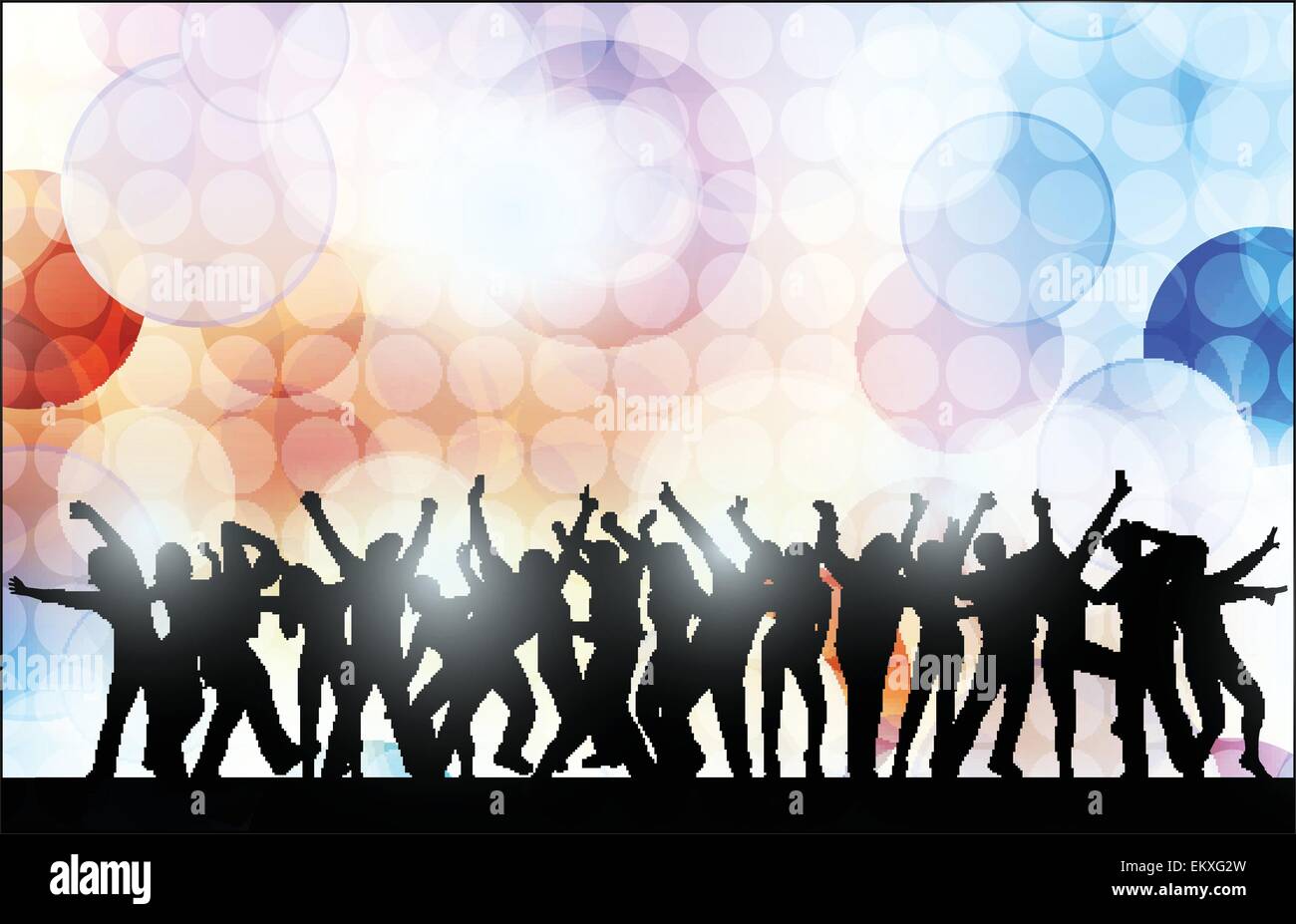 dancing women and men with background Stock Vector Image & Art - Alamy