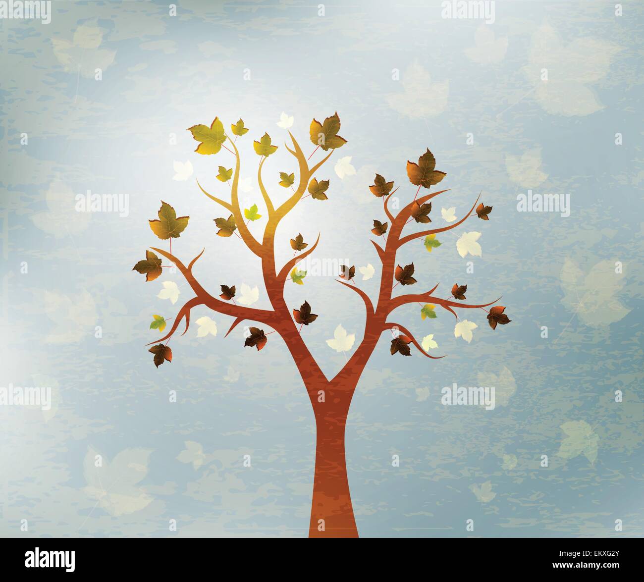beautiful tree design background Stock Vector Image & Art - Alamy