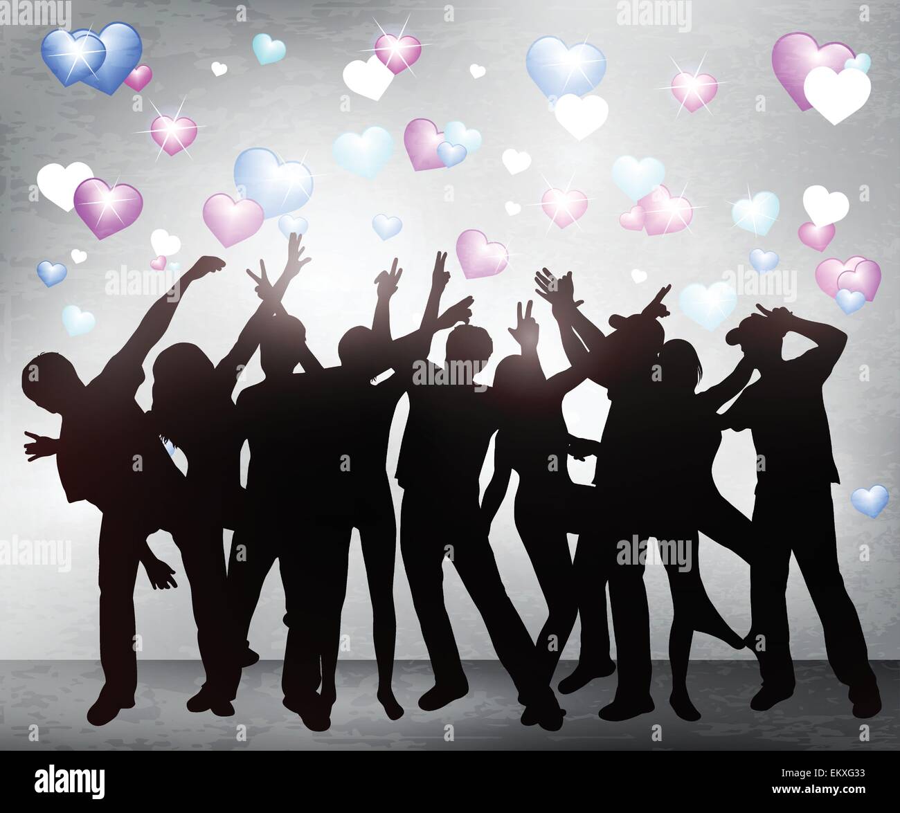 Woman dancing white background Stock Vector Images - Alamy