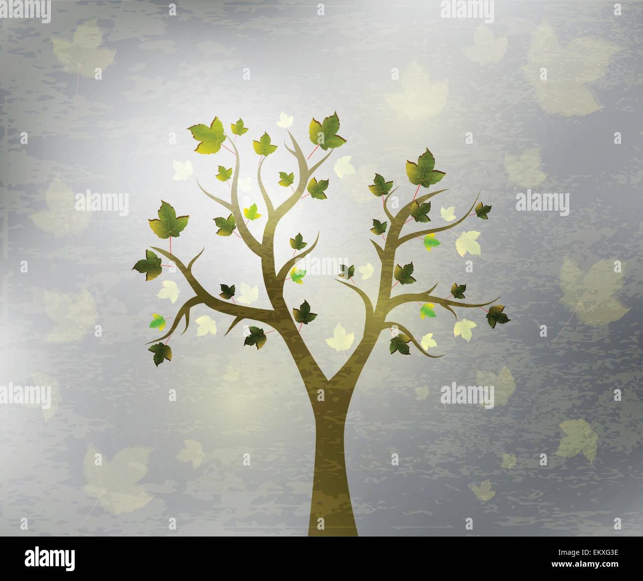 beautiful tree design background Stock Vector Image & Art - Alamy