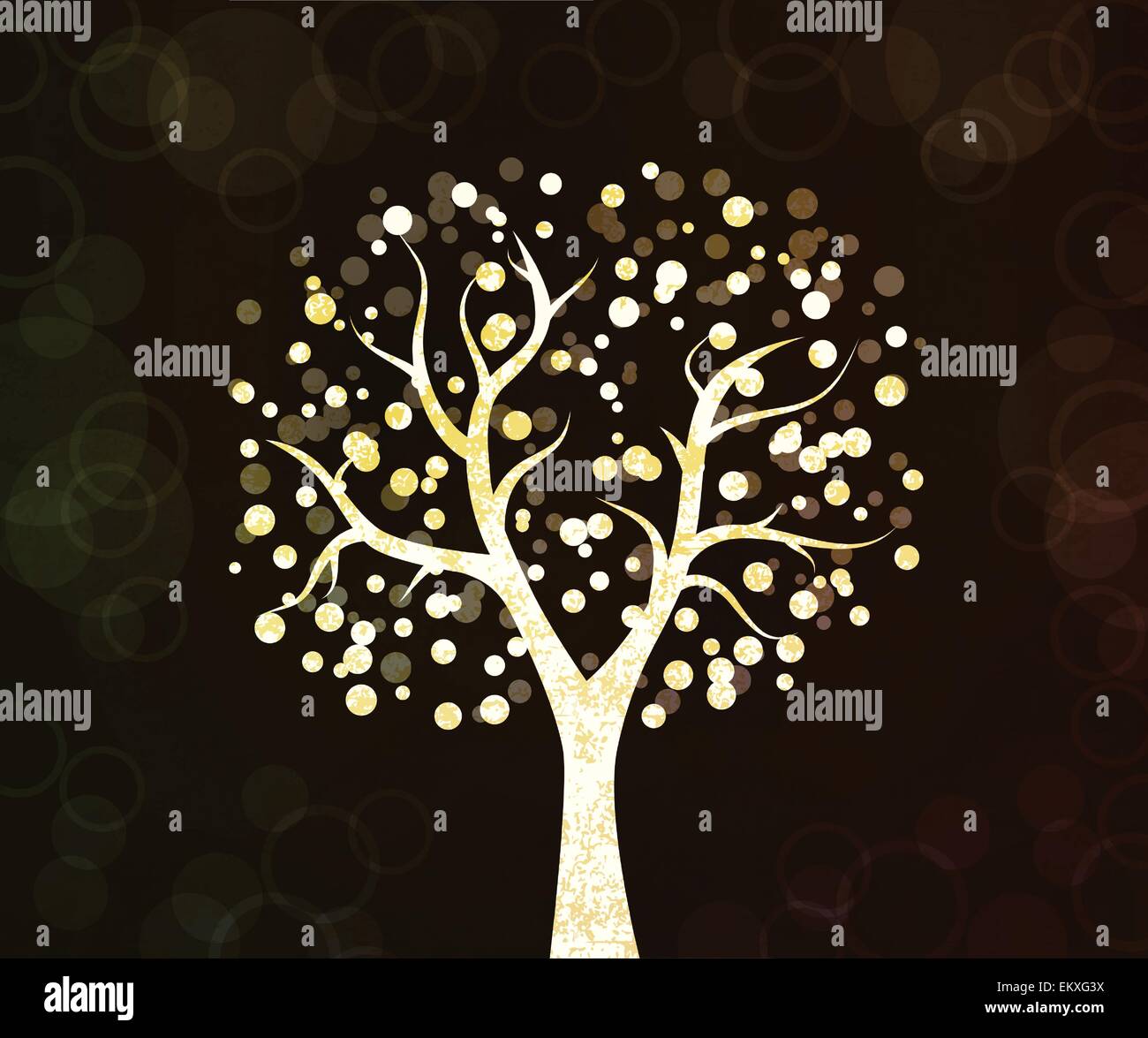 beautiful tree design background Stock Vector Image & Art - Alamy