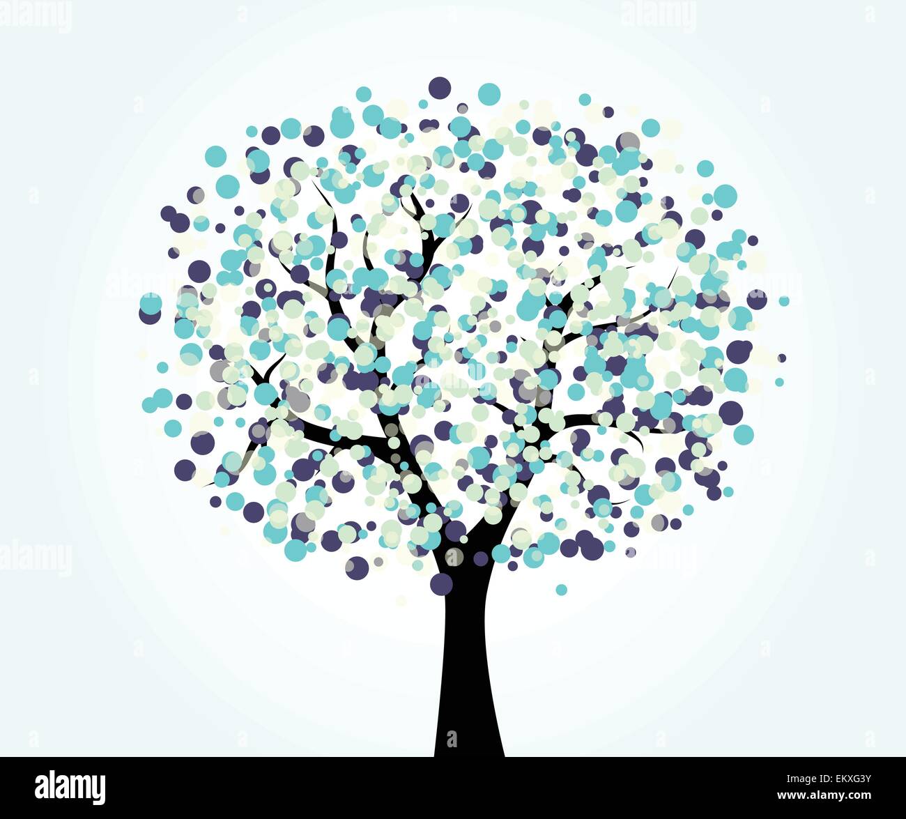 beautiful tree design background Stock Vector Image & Art - Alamy