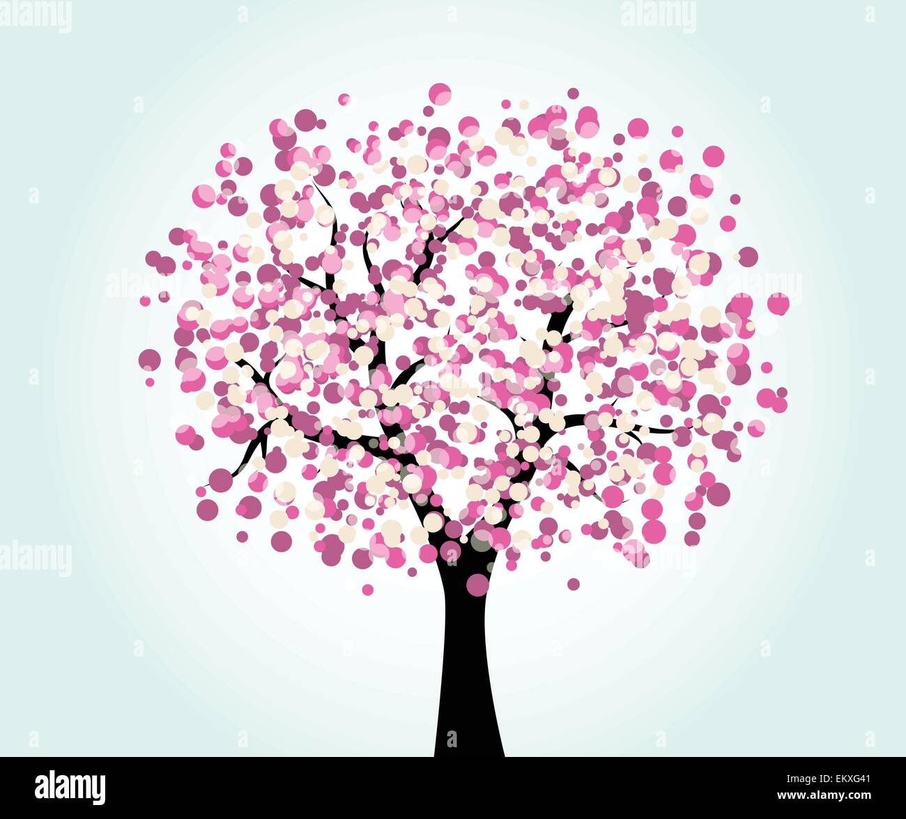 beautiful tree design background Stock Vector Image & Art - Alamy