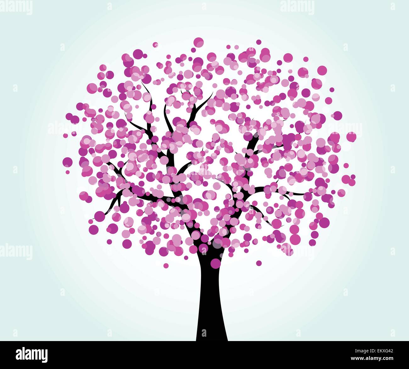 beautiful tree design background Stock Vector Image & Art - Alamy