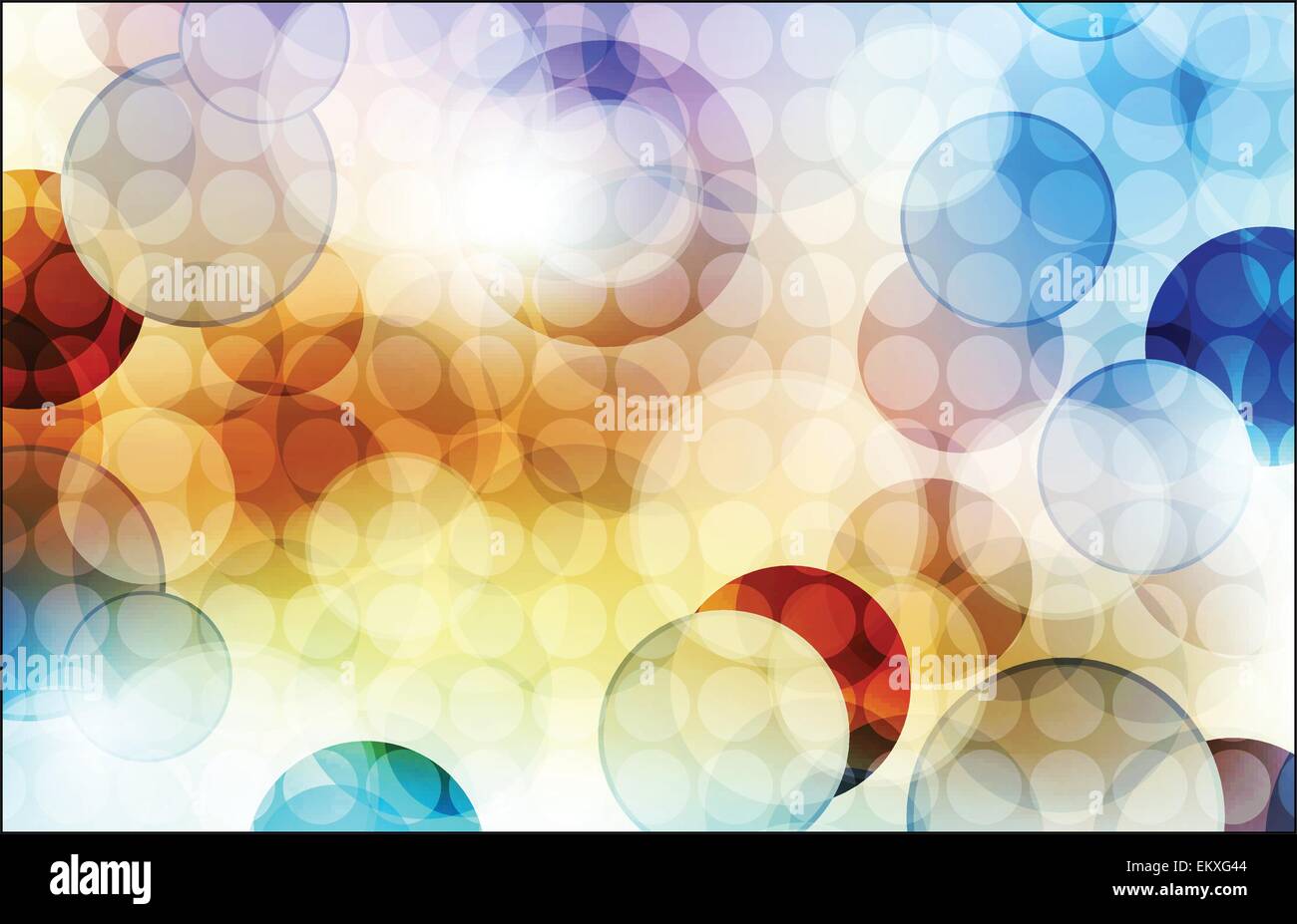 abstract background with shiny circles Stock Vector Image & Art - Alamy